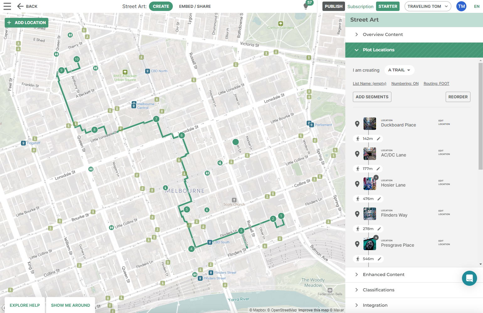 City Walking Tour Example - Alpaca Travel